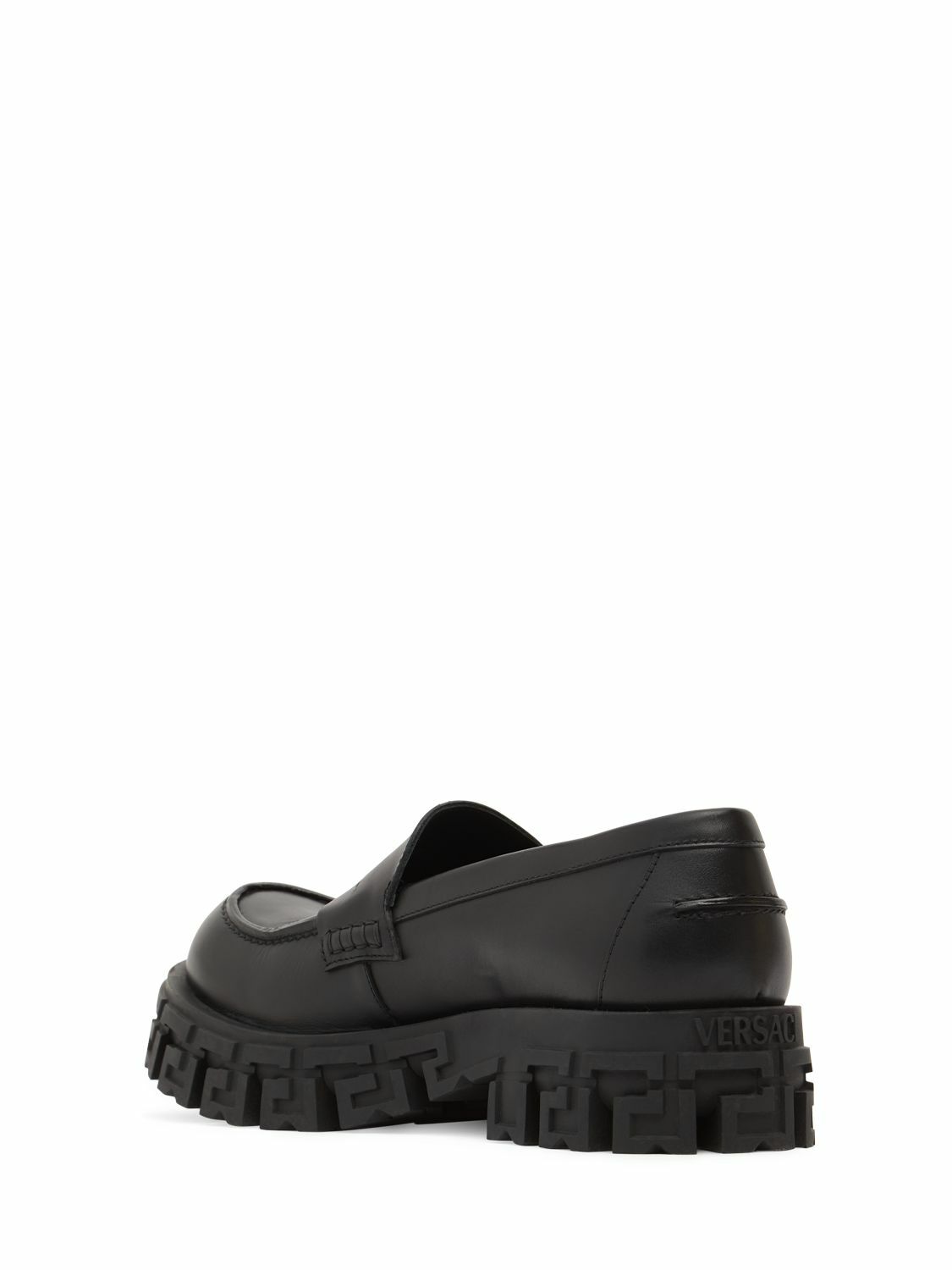 VERSACE - Leather Loafers Versace