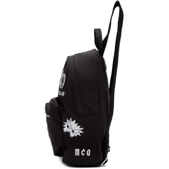 McQ Alexander McQueen Black Classic Swallow Backpack McQ Alexander McQueen