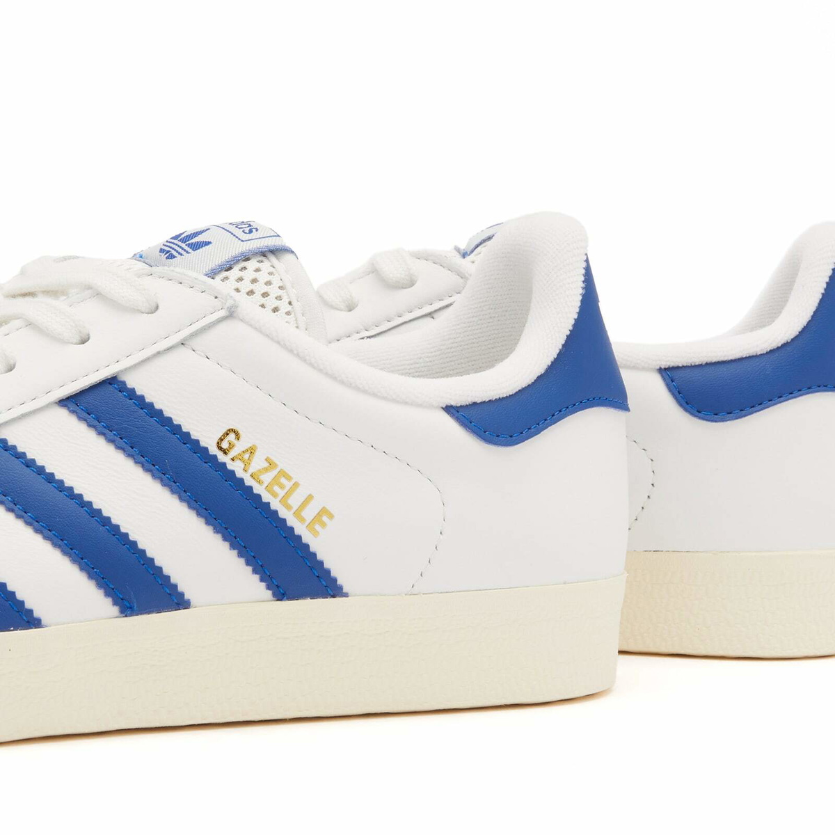 Adidas Men's Gazelle Sneaker in White/Team Royal Blue adidas