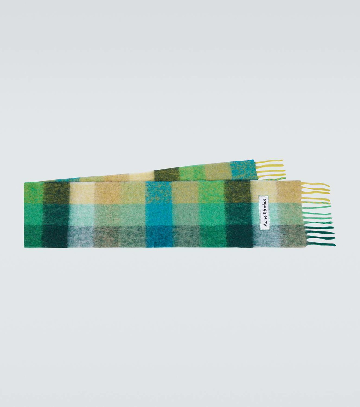 Acne Studios Checked wool-blend scarf Acne Studios