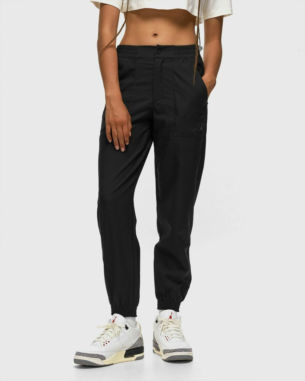 Jordan Woven Core Pant Black Sweatpants JordanLuca