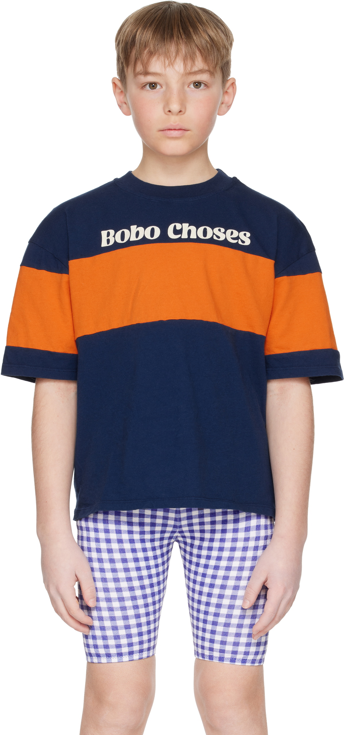 Bobo Choses Kids Navy 'Bobo Choses' Color Block T-shirt Bobo Choses
