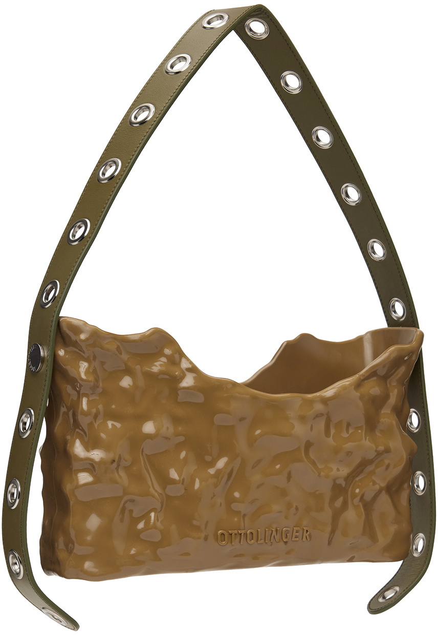 Ottolinger Khaki Signature Baguette Bag Ottolinger
