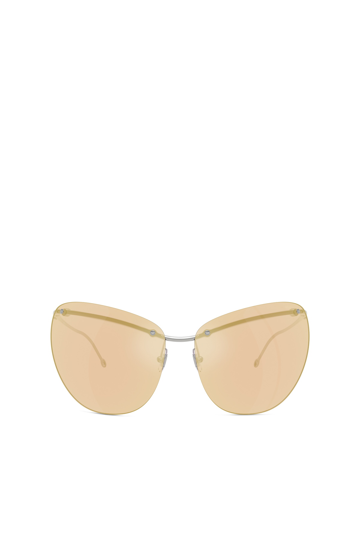 Diesel Wraparound shape sunglasses - Sunglasses - Unisex - Brown Diesel