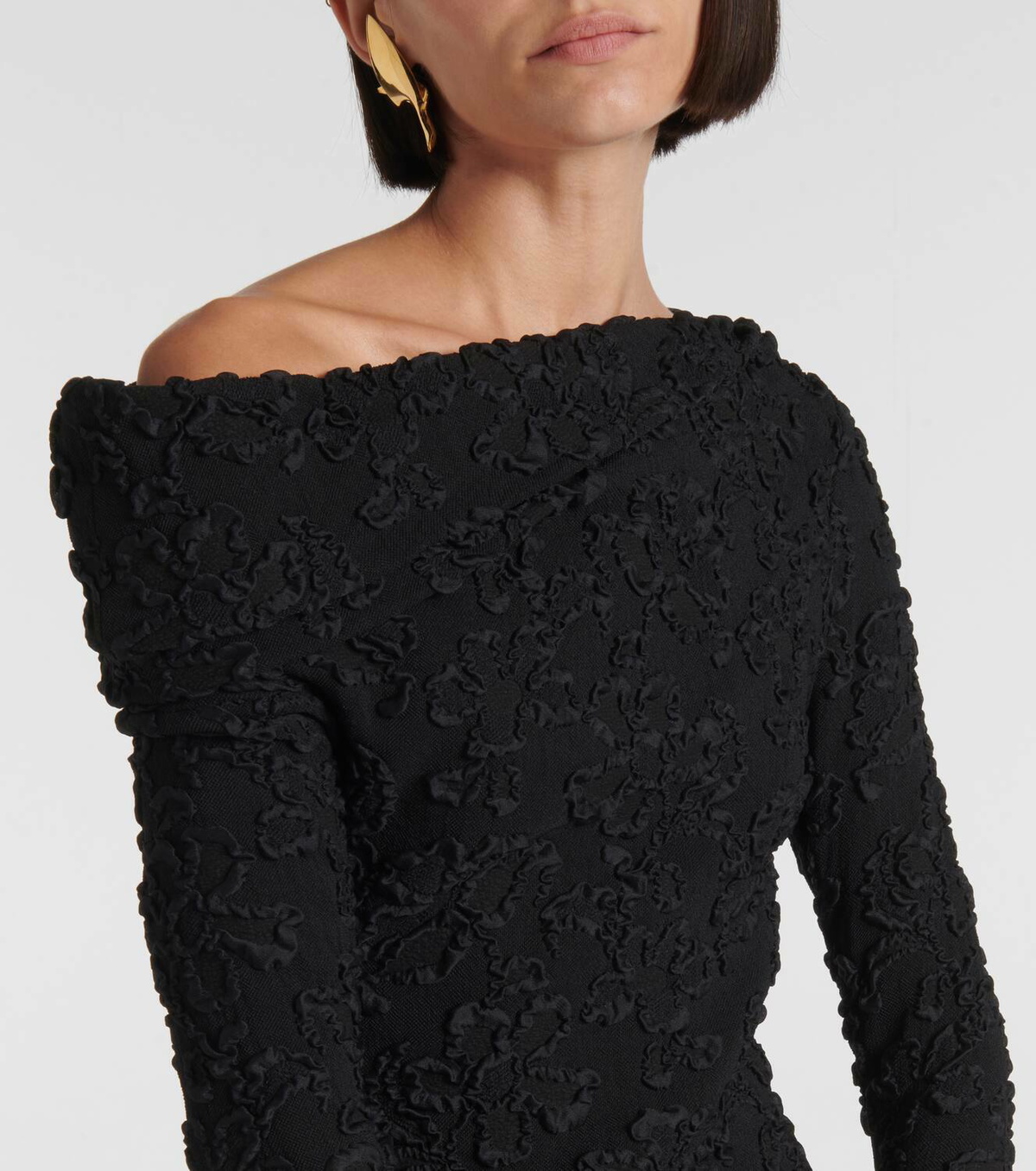 Givenchy Floral off-shoulder midi dress Givenchy