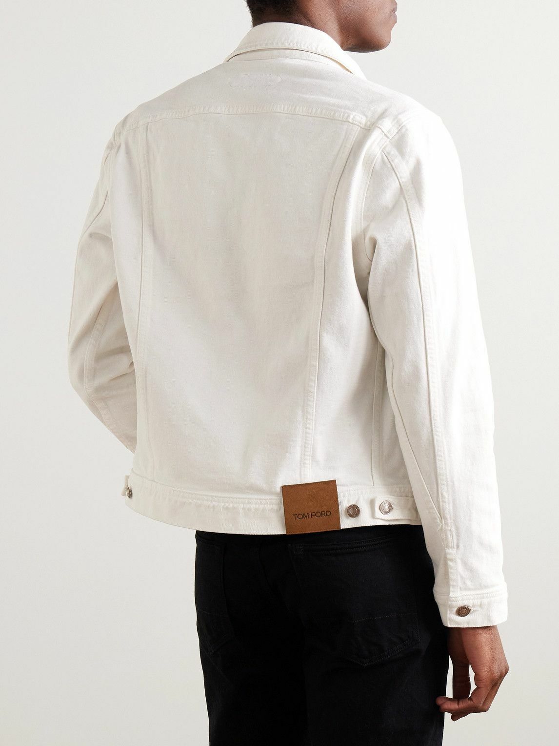 TOM FORD - Icon Selvedge Denim Jacket - Neutrals TOM FORD