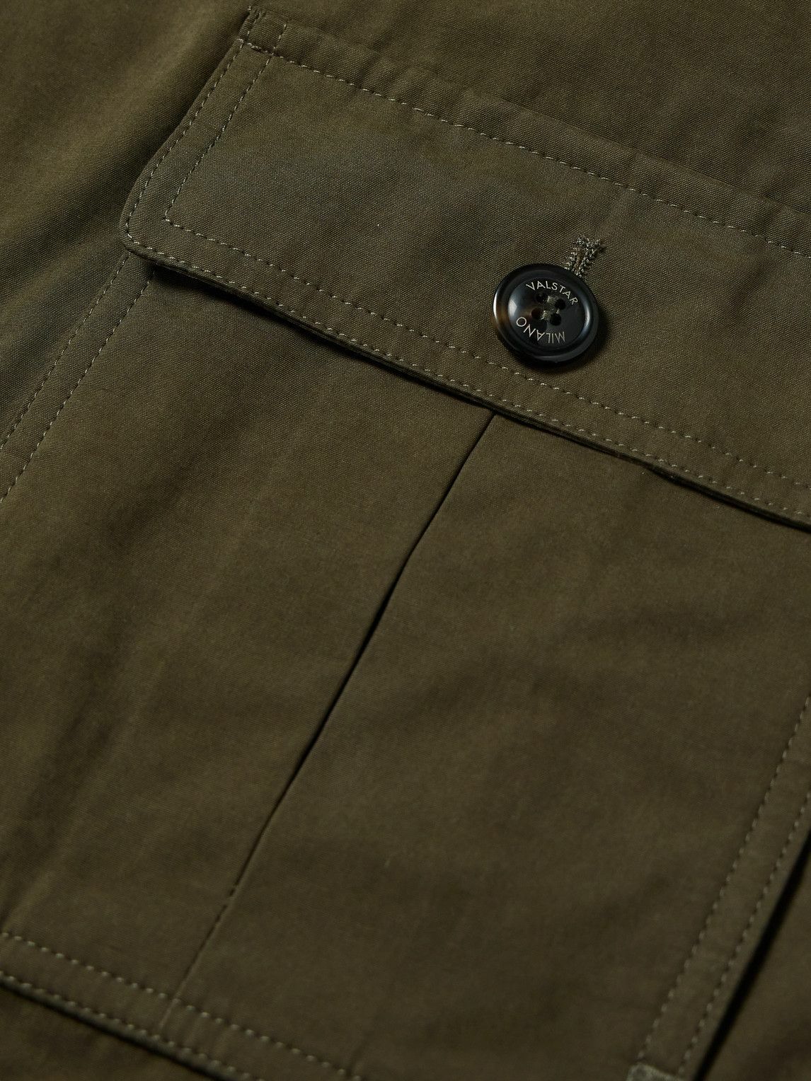 Valstar - Valstarino Padded Waxed Shell Bomber Jacket - Green Valstarino