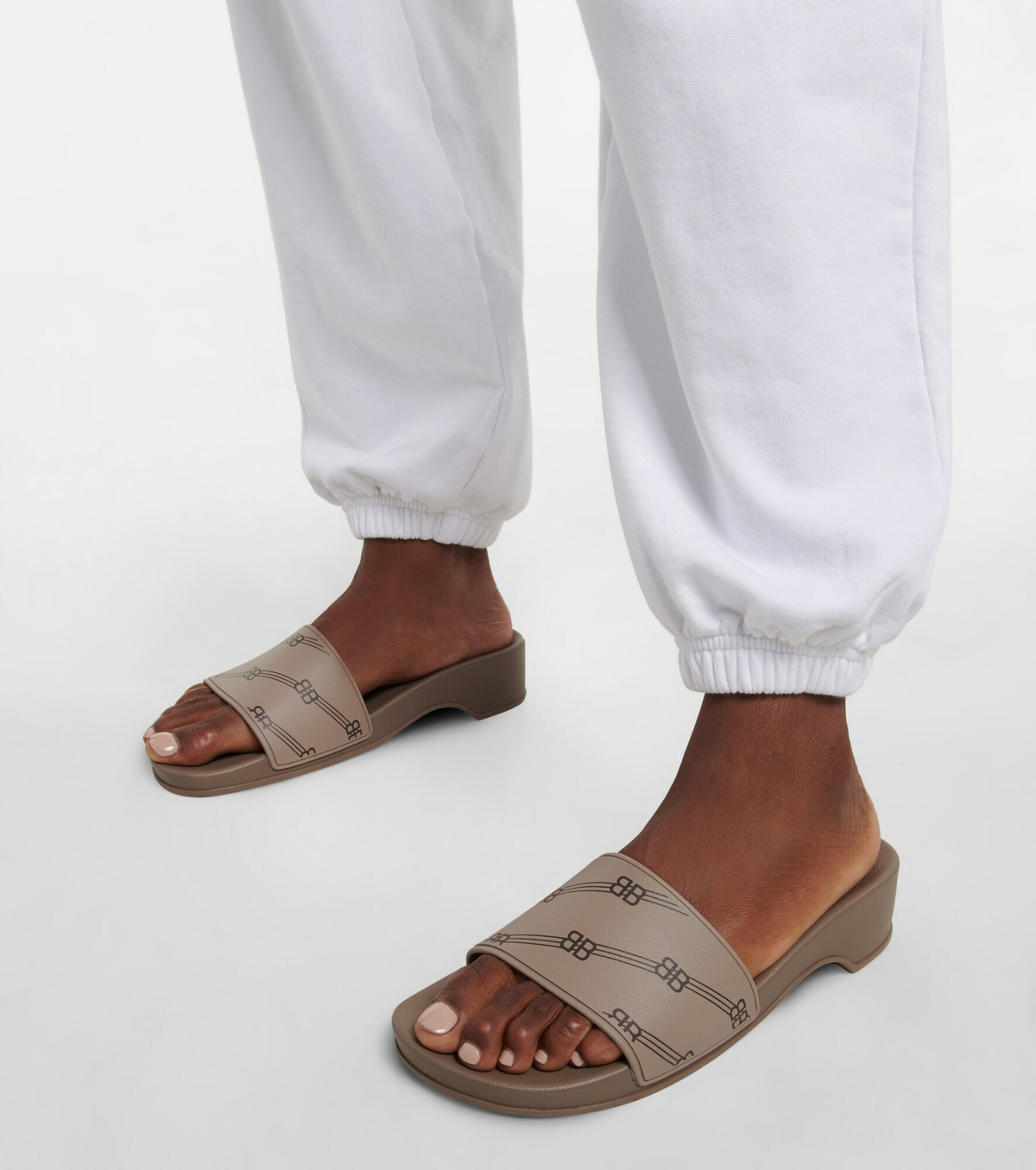 Balenciaga - BB rubber slides Balenciaga