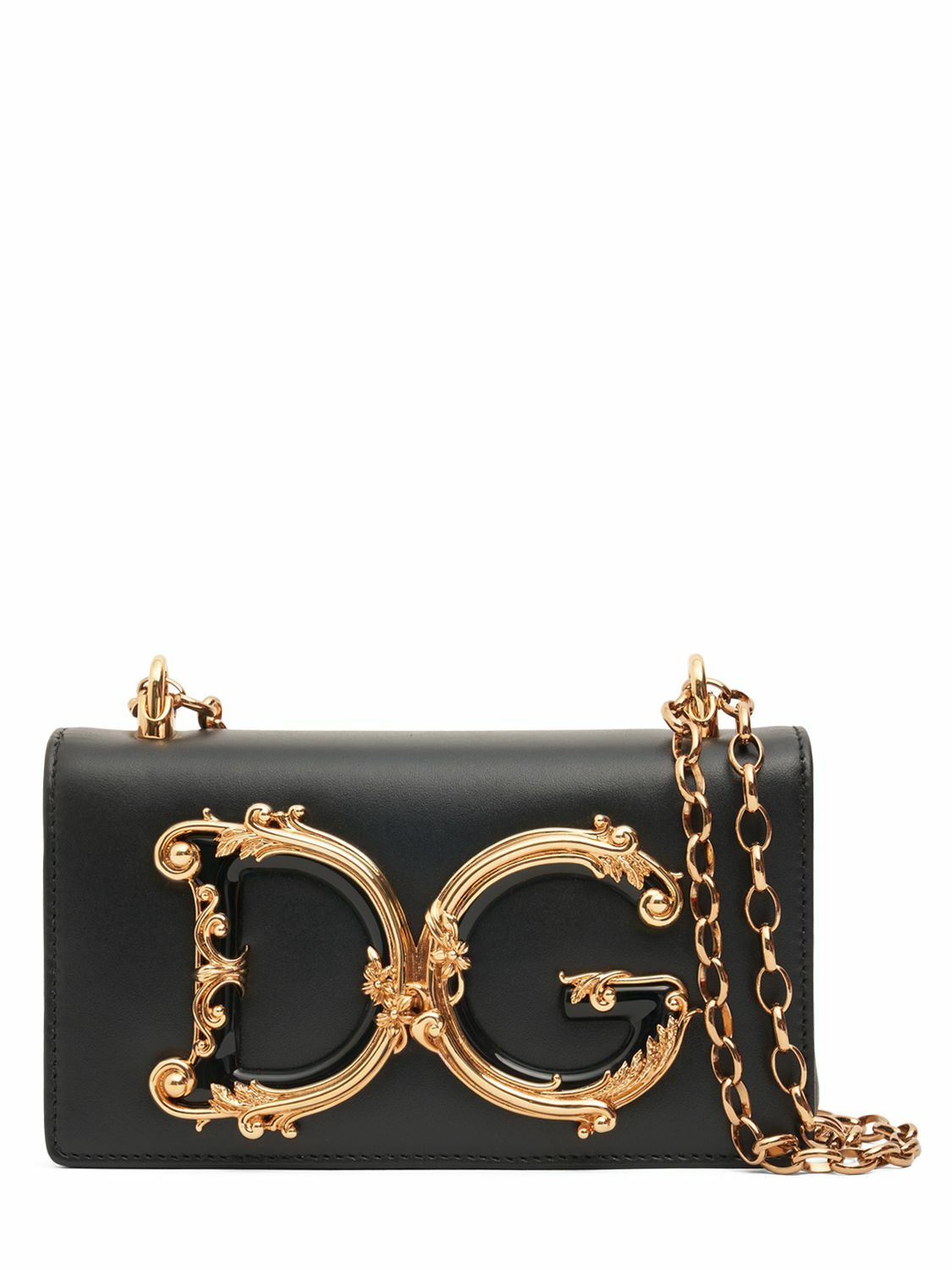 DOLCE & GABBANA - Mini Dg Girls Leather Shoulder Bag Dolce & Gabbana