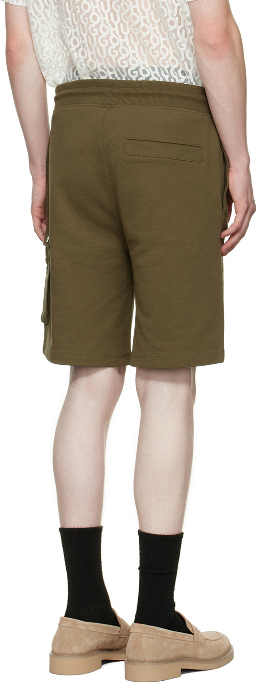 Hugo Khaki Dizzi Shorts Hugo Boss