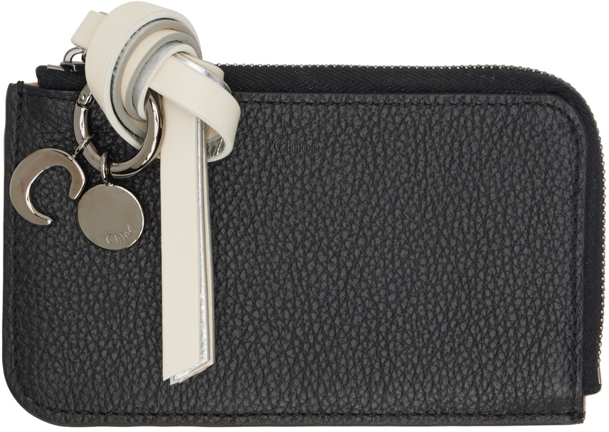 Chloé Black Alphabet Card Holder Chloe