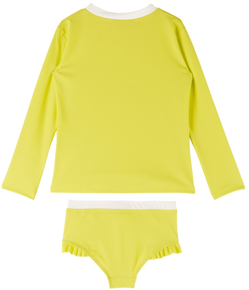 Bonpoint Kids Green Ainoa Swim Set Bonpoint
