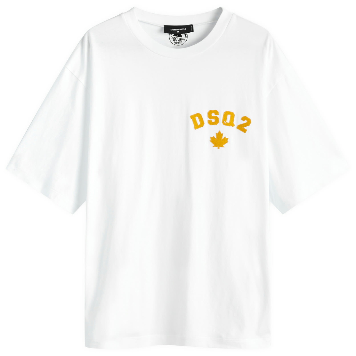 Dsquared2 Men's DSQ2 Maple T-Shirt in White Dsquared2