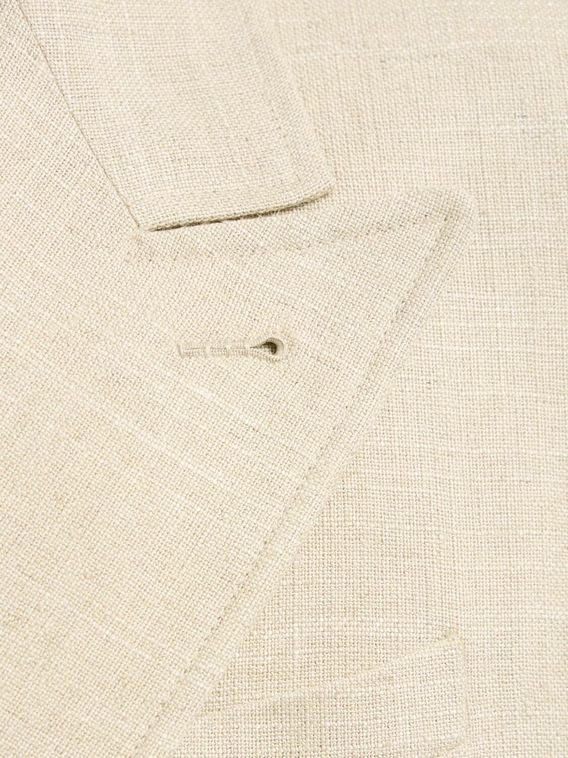 VALENTINO Textured Linen Viscose Jacket Valentino