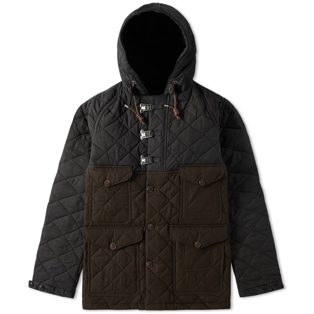 Nigel Cabourn x Lavenham Quilted Cameraman Jacket Black Nigel Cabourn