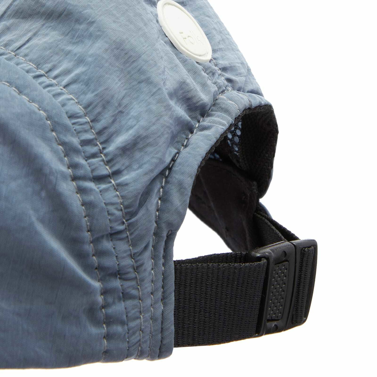Folk Men's Tech 5 Panel Cap in Soft Blue Folk