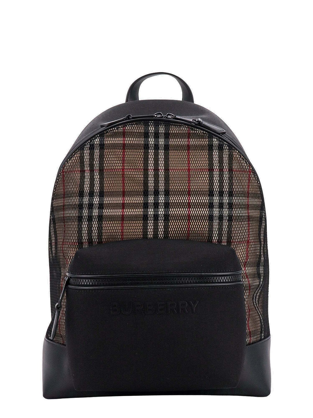 Burberry Backpack Black Mens Burberry