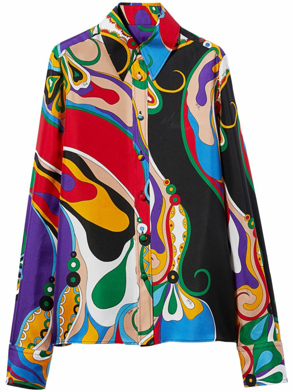 PUCCI - Printed Silk Shirt Emilio Pucci