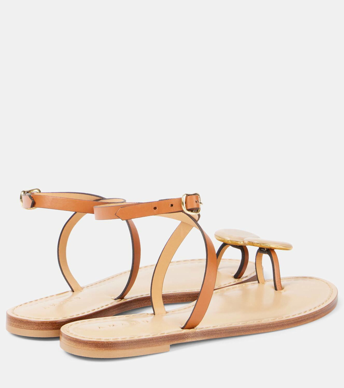Amanu Kigali embellished leather sandals Amanu