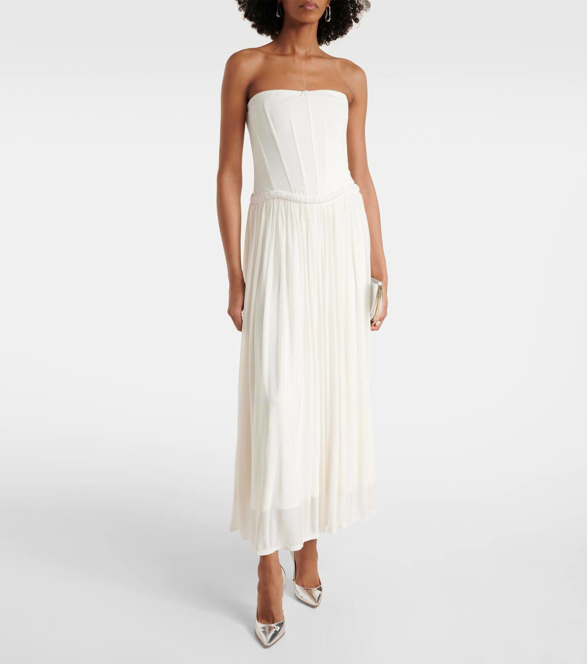 Simkhai Adalys gathered corset dress Simkhai