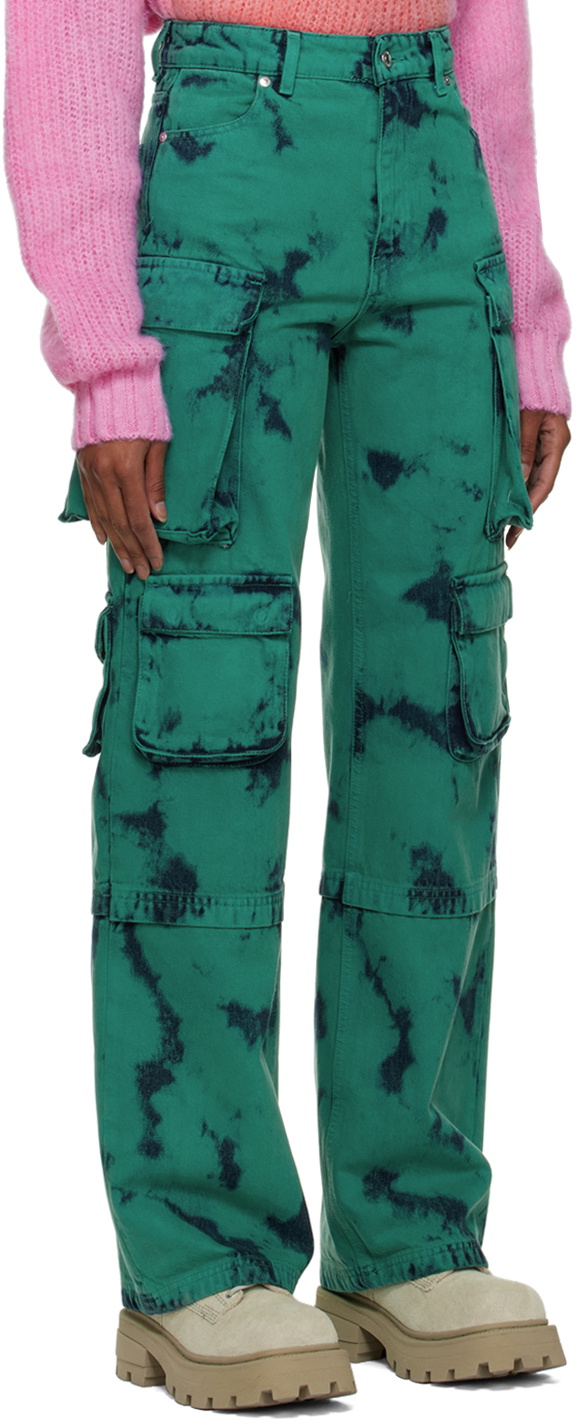 MSGM SSENSE Exclusive Green Jeans MSGM