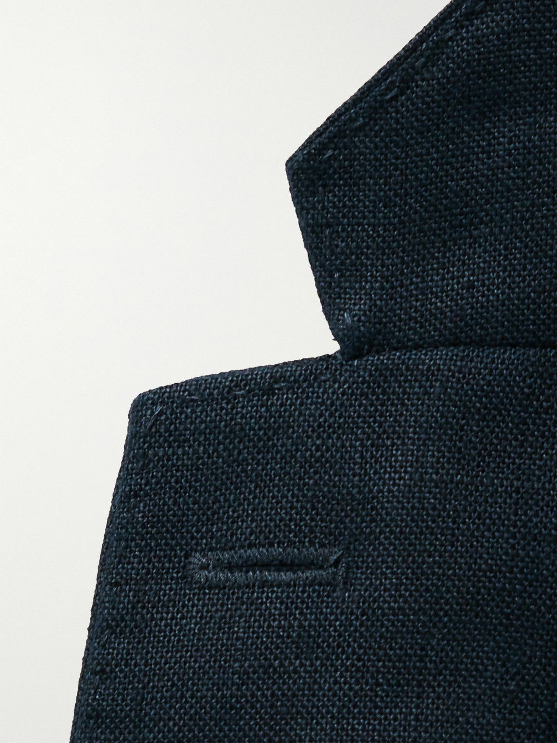 Club Monaco - Slim-Fit Linen Suit Jacket - Blue Club Monaco