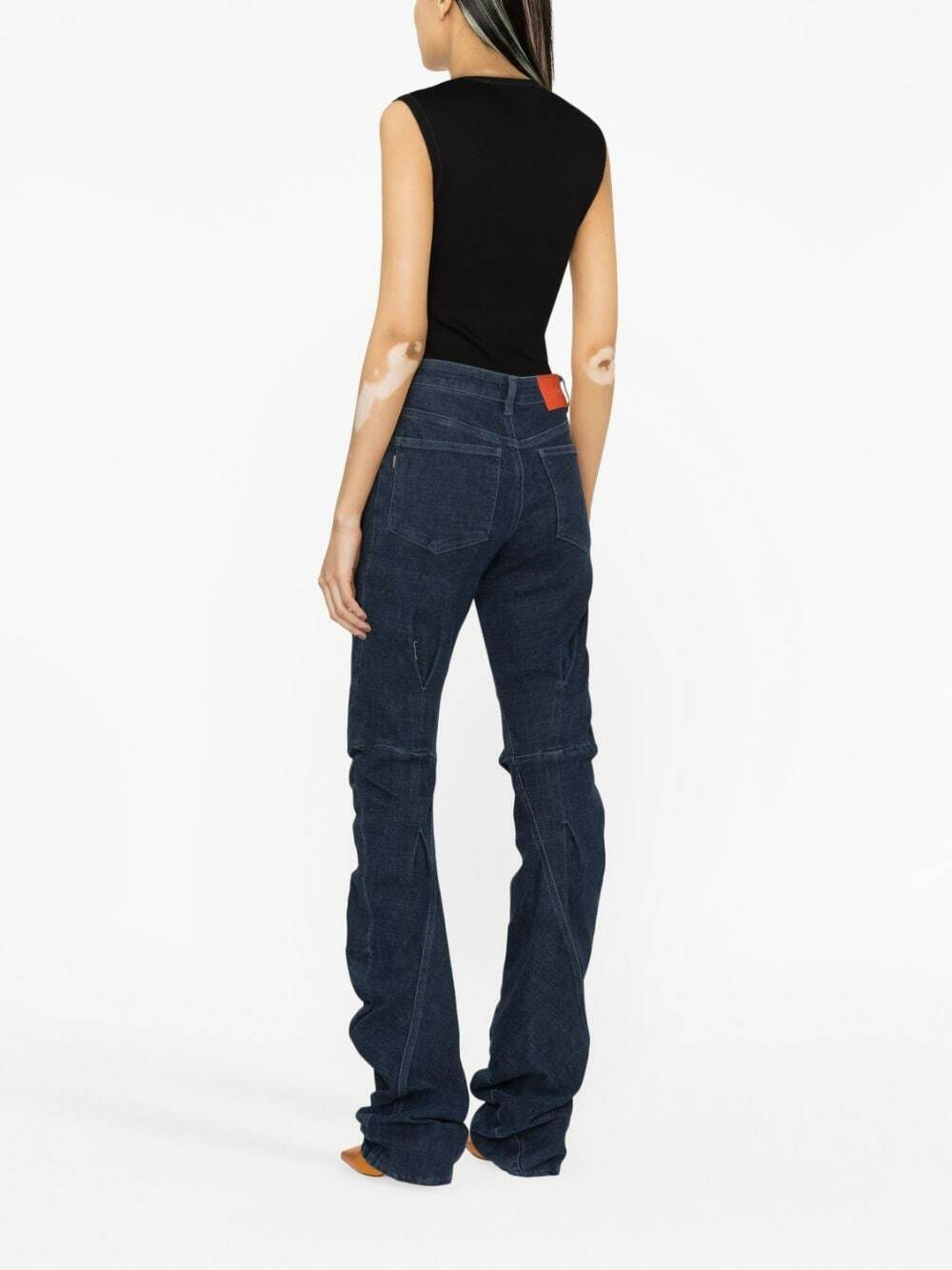 OTTOLINGER - Draped Denim Jeans Ottolinger