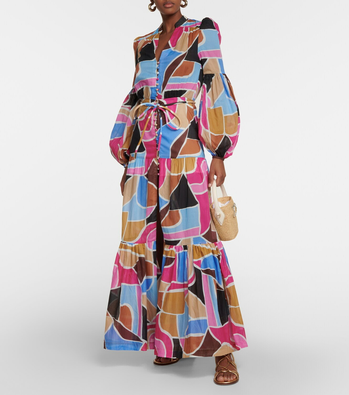 Rebecca Vallance Le Reve printed cotton maxi dress Rebecca Vallance