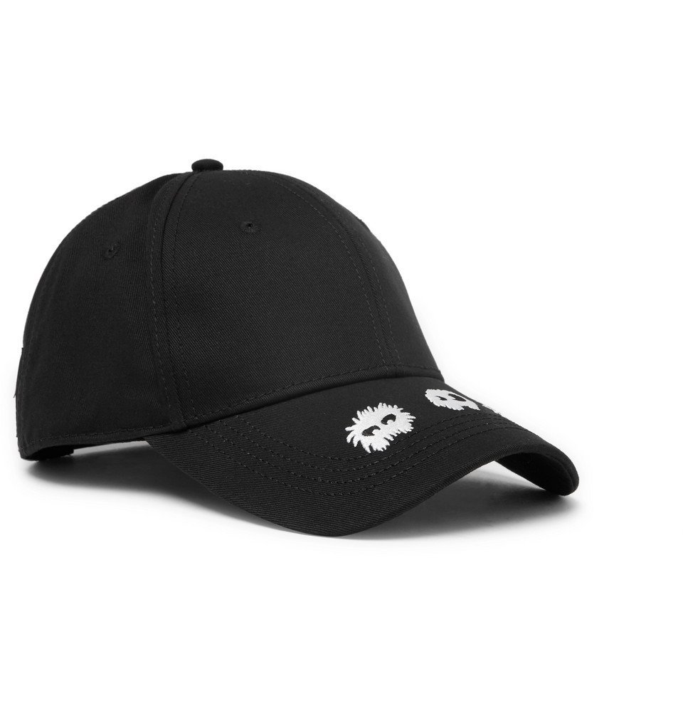 McQ Alexander McQueen - Embroidered Cotton-Twill Baseball Cap - Black ...