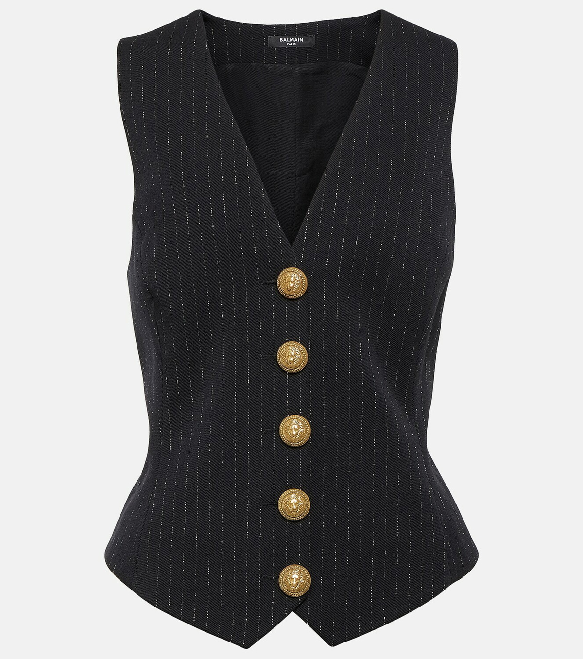 Balmain Chalkstripe wool vest Balmain