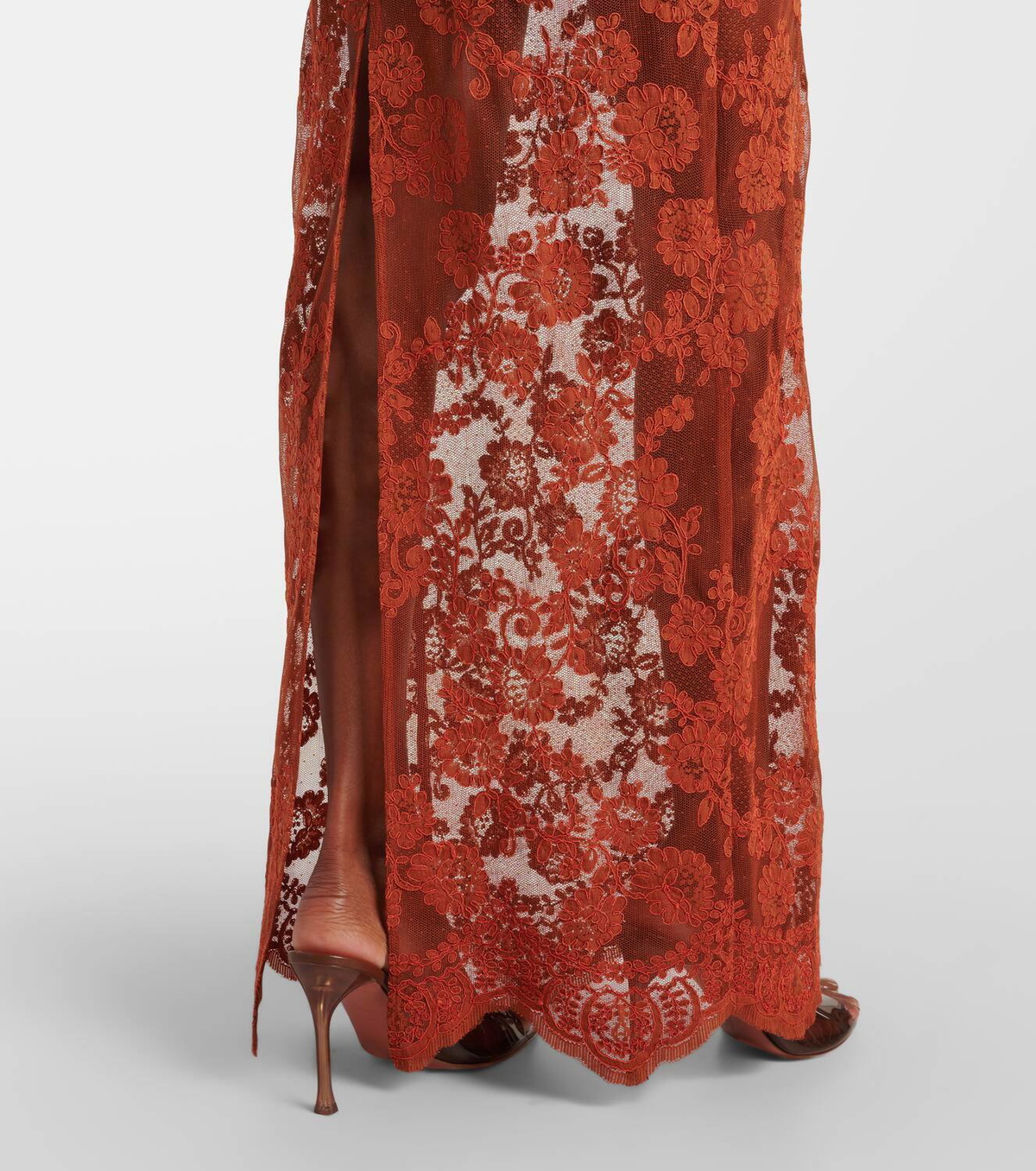 Self-Portrait Sheer lace maxi dress Self-Portrait