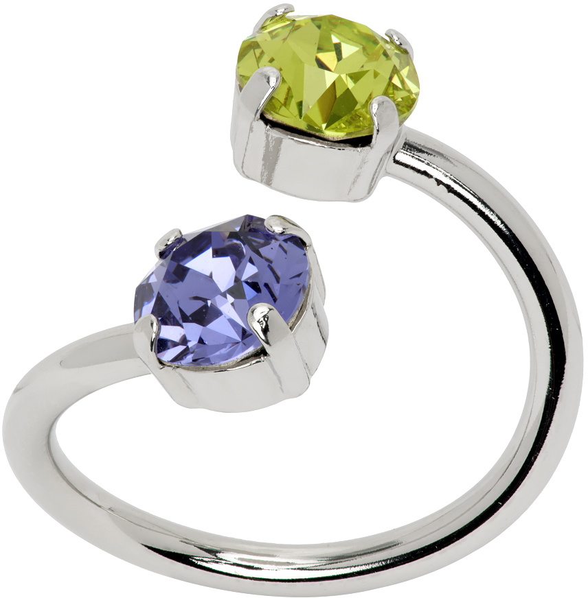 Justine Clenquet Silver Chris Ring Justine Clenquet