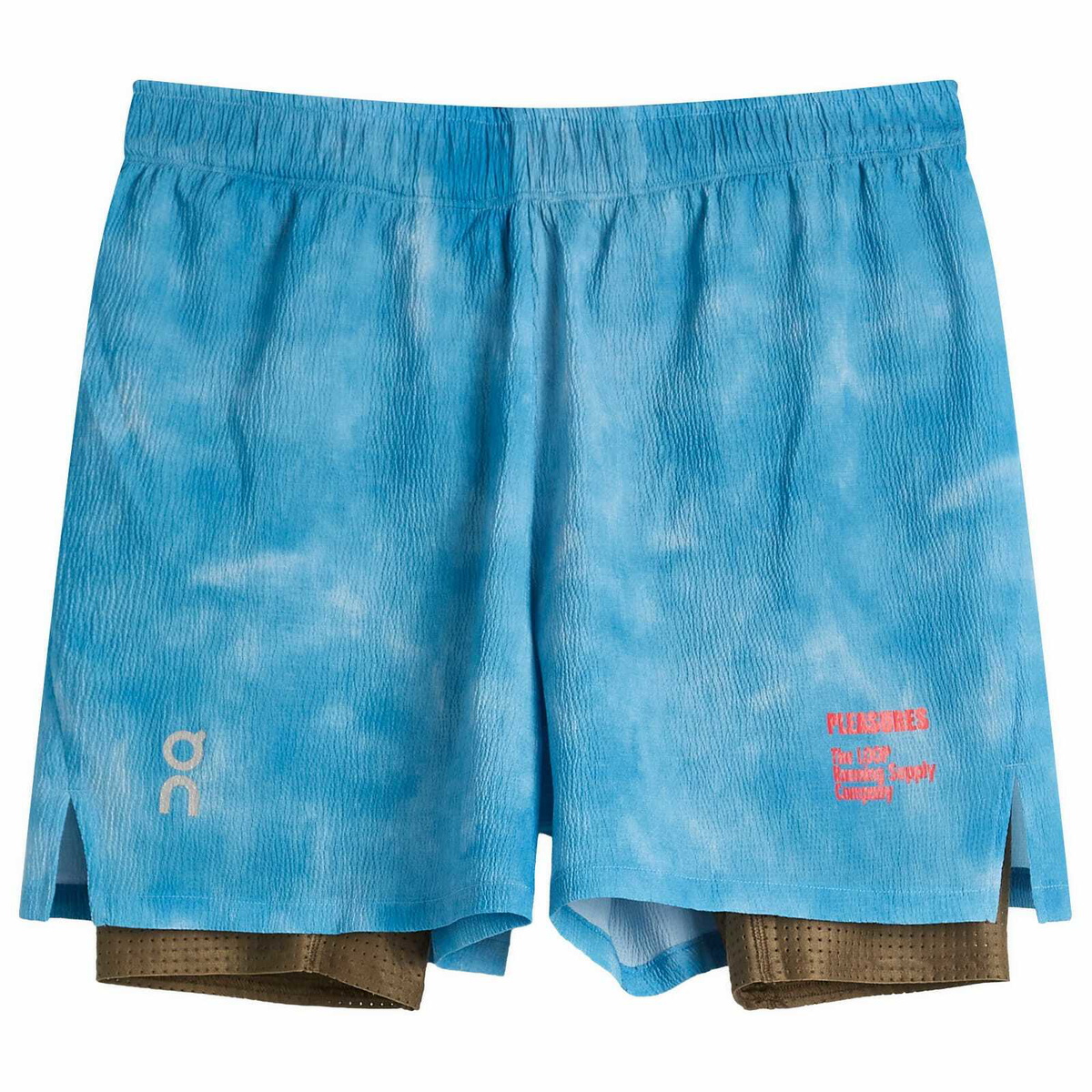 ON Men's x Pleasures x The Loop Pace Shorts in Blizzard On