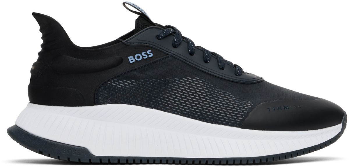 BOSS Navy & Black TTNM EVO Sneakers BOSS