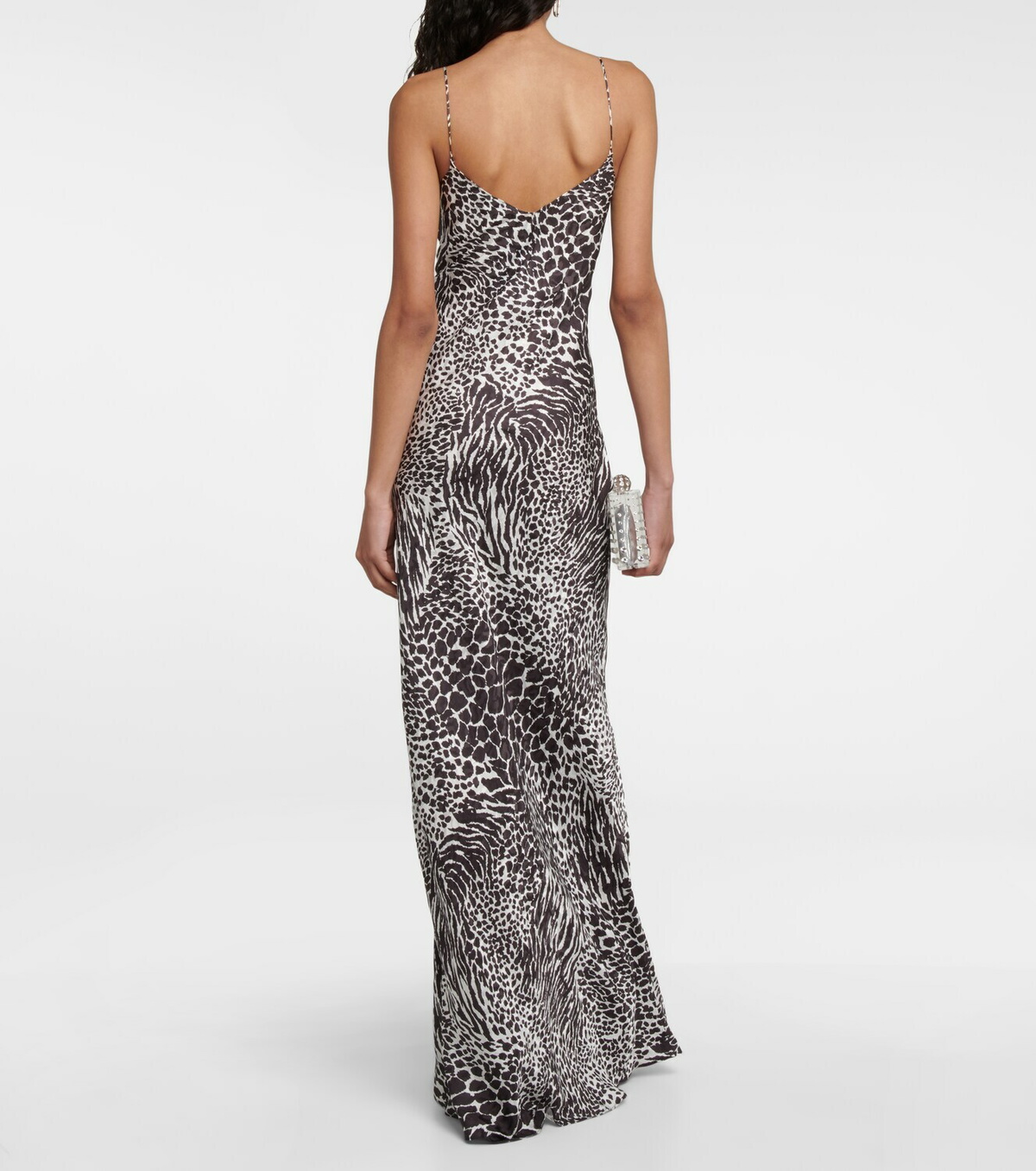 Rodarte - Zebra-print silk jacquard gown Rodarte