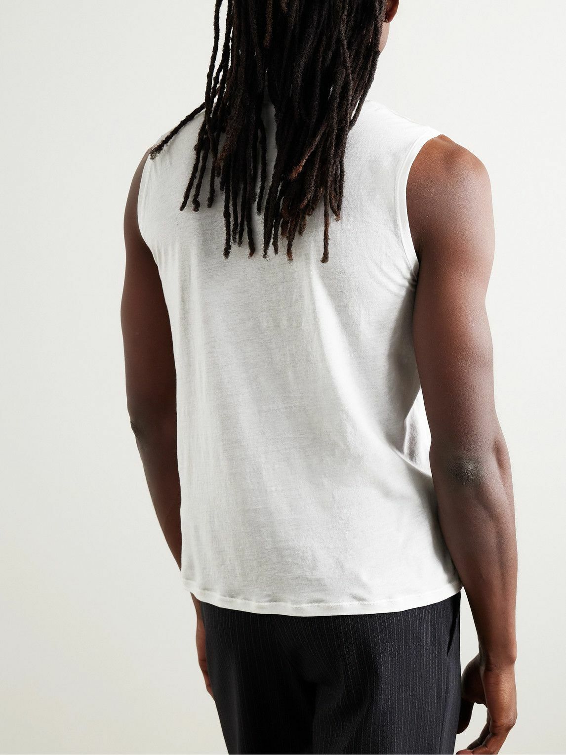 Our Legacy - Breathe Cotton-Jersey Tank Top - White Our Legacy