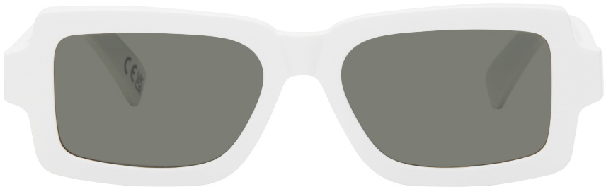 RETROSUPERFUTURE White Pilastro Sunglasses RETROSUPERFUTURE