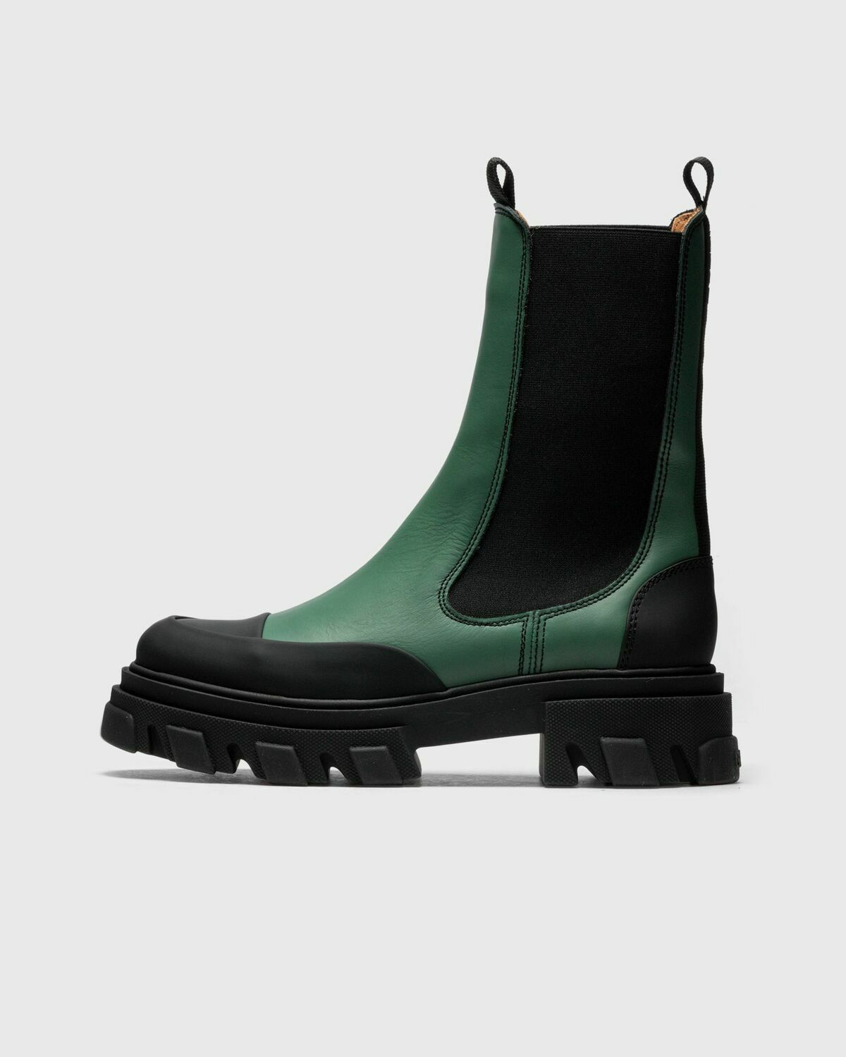 Ganni Cleated Green Boots GANNI