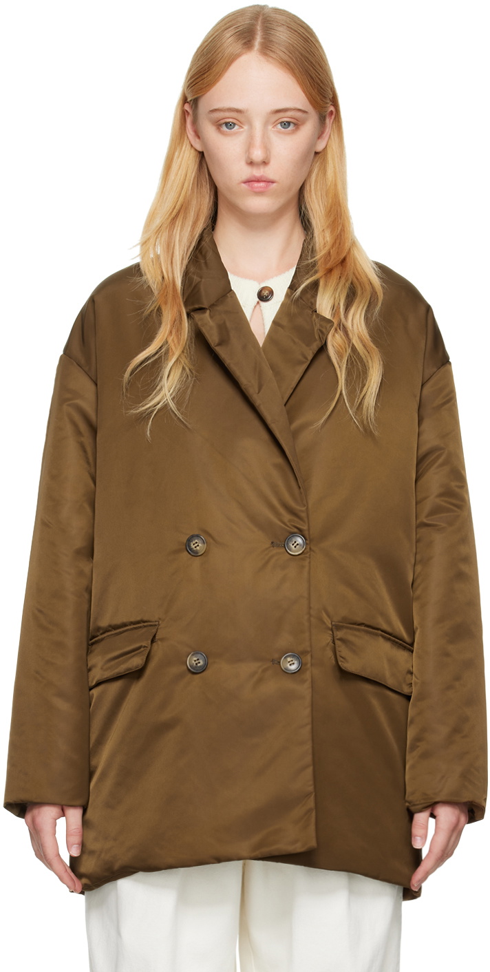 Loulou Studio Brown Solan Jacket Loulou Studio