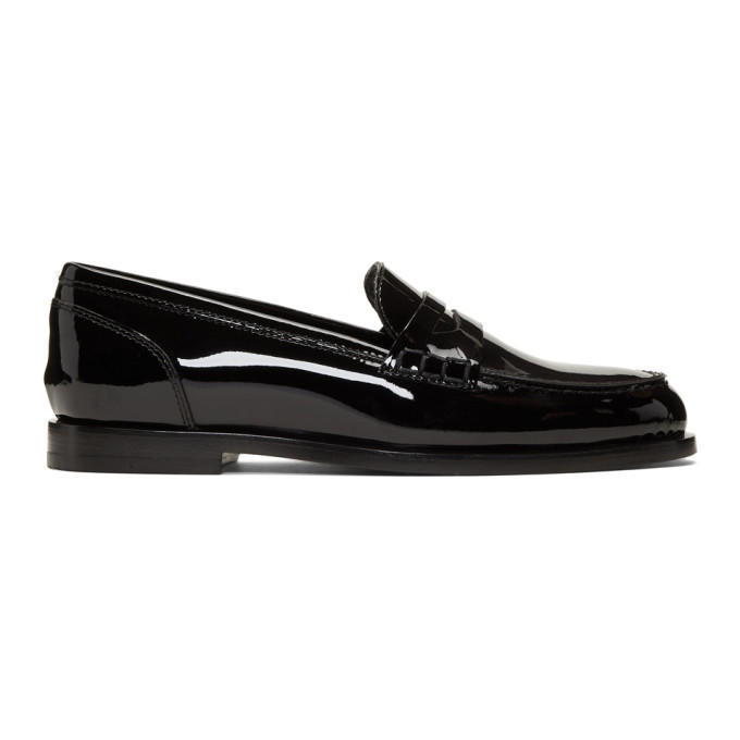 Balmain Black Kriss Loafers Balmain