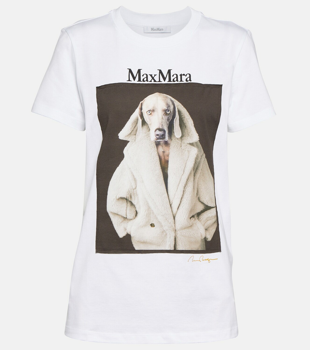 Max Mara Printed cotton T-shirt Max Mara