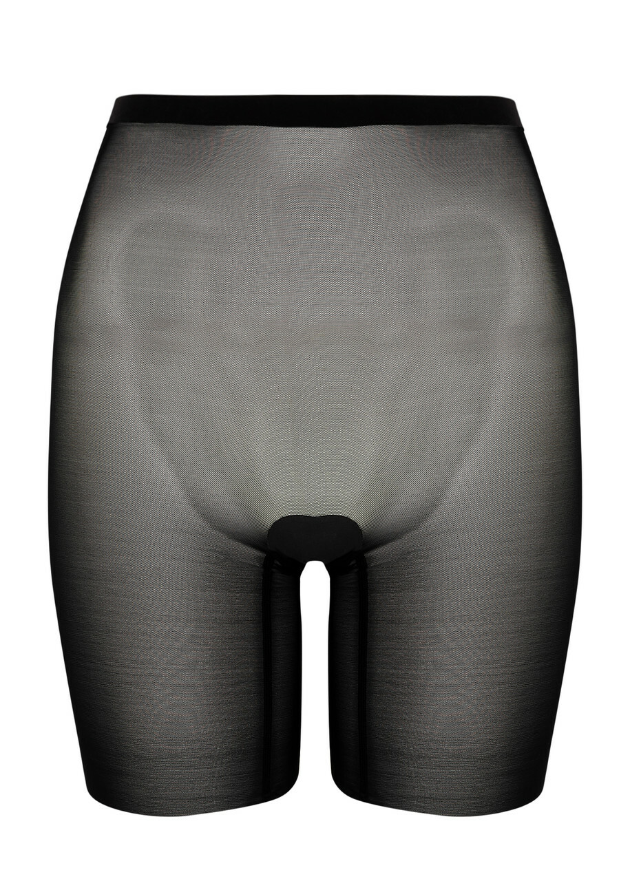Wolford Control Sheer Tulle Shorts Black Wolford