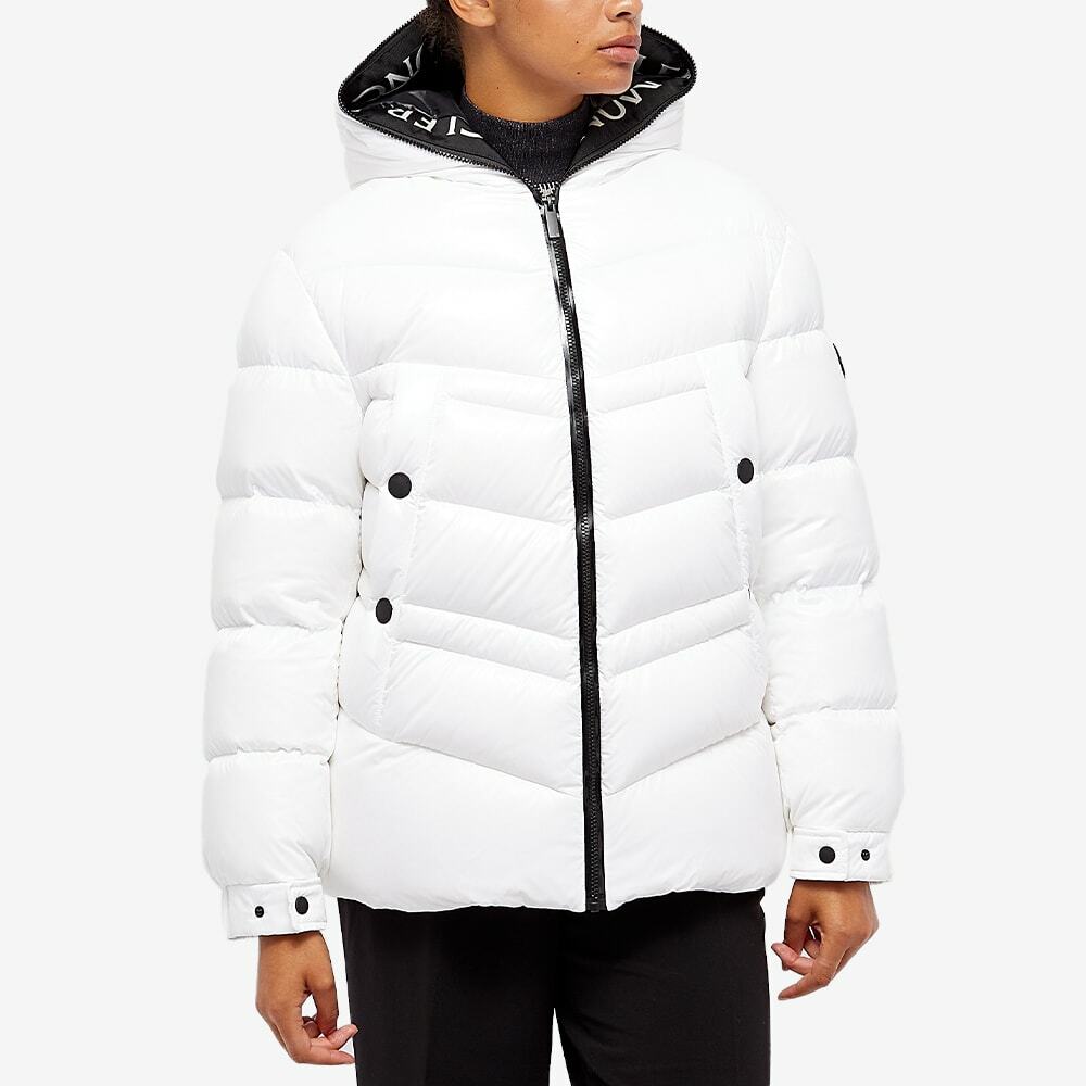 Moncler Women's Clair Padded Jacket in White Moncler