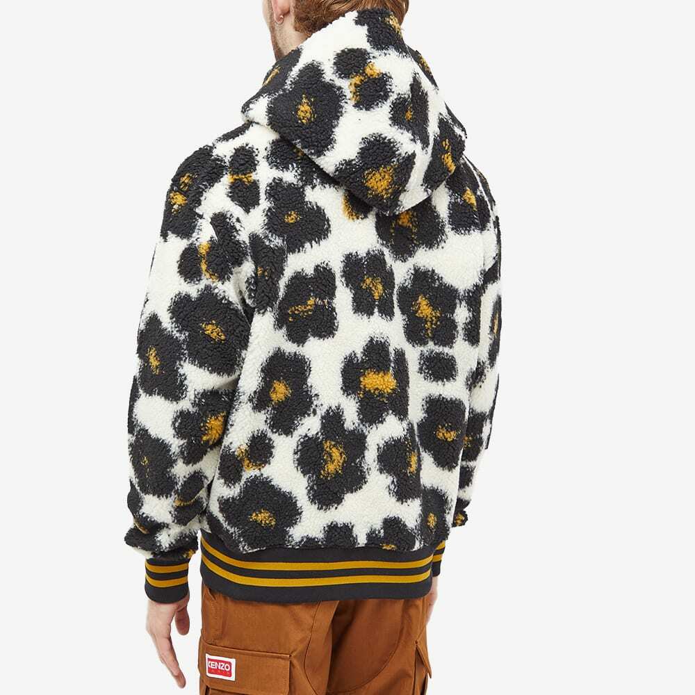Kenzo Paris Men's Hana Leopard Classic Full-Zip in Off White Kenzo