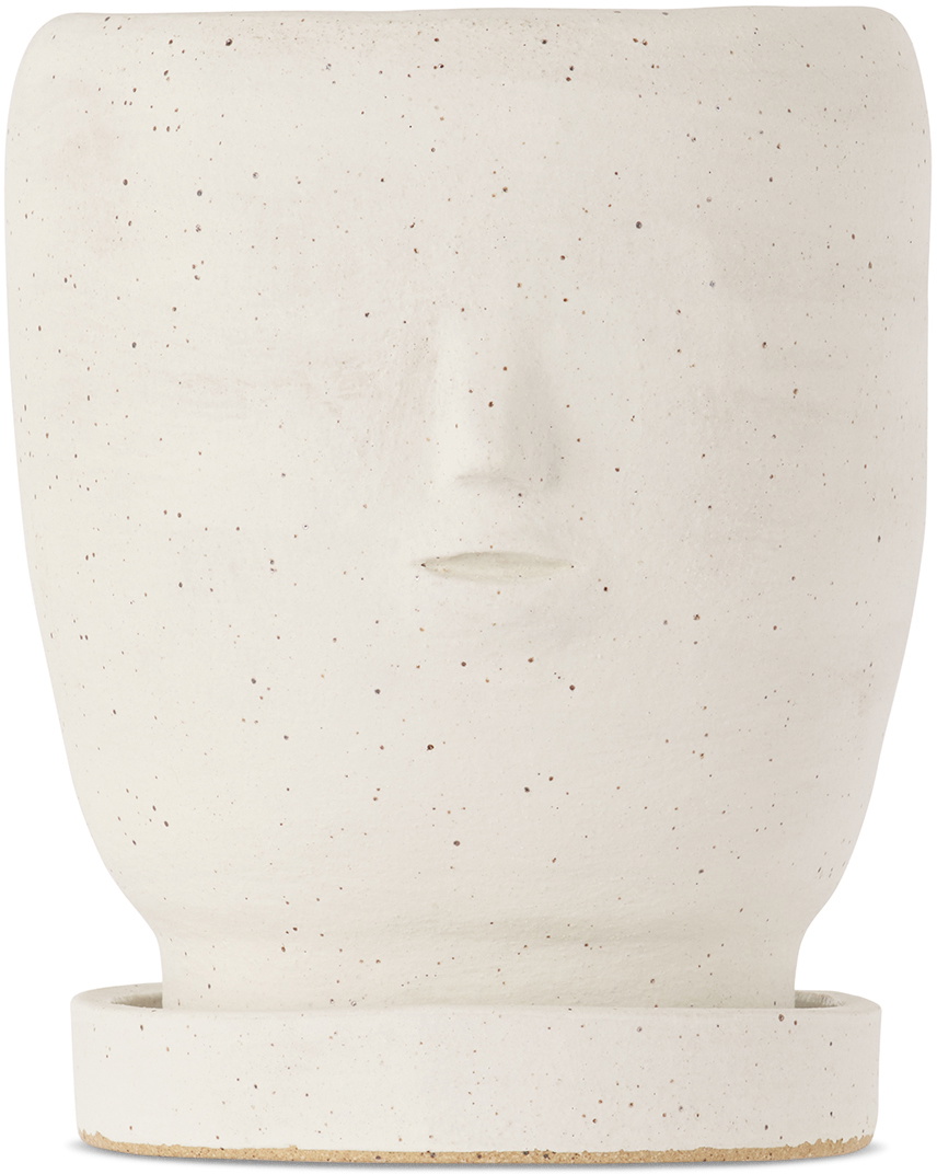 Rami Kim Studio White Footed Face Pot Set Rami Kim Studio