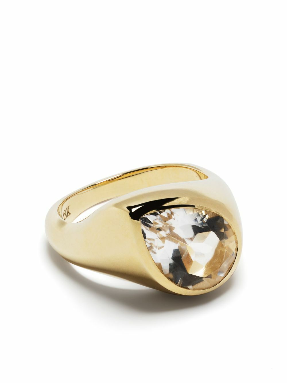 Octavia Elizabeth 18K Yellow Gold The Aura Topaz Ring Octavia Elizabeth