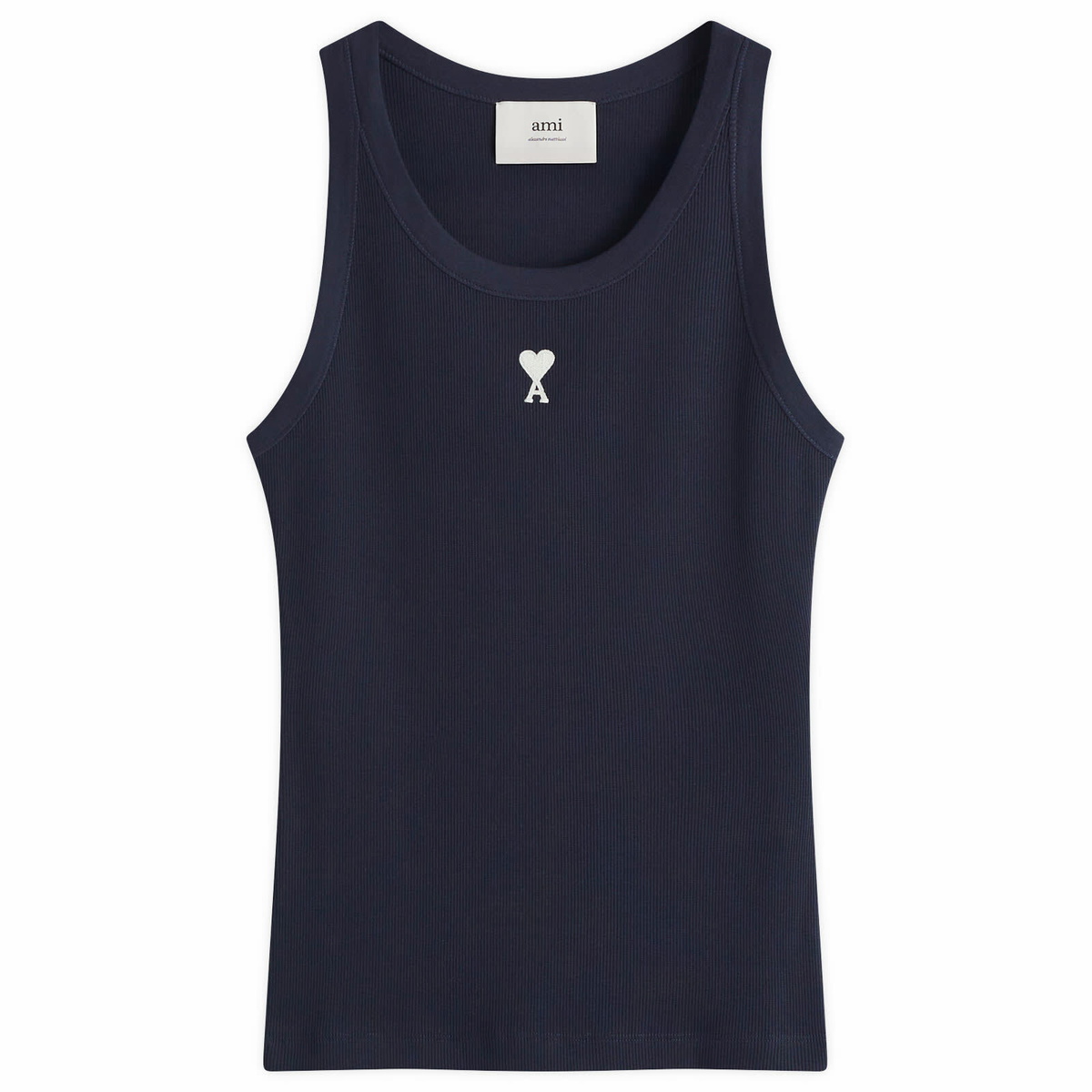 AMI Paris Women's ADC Tank Top in Night Blue AMI