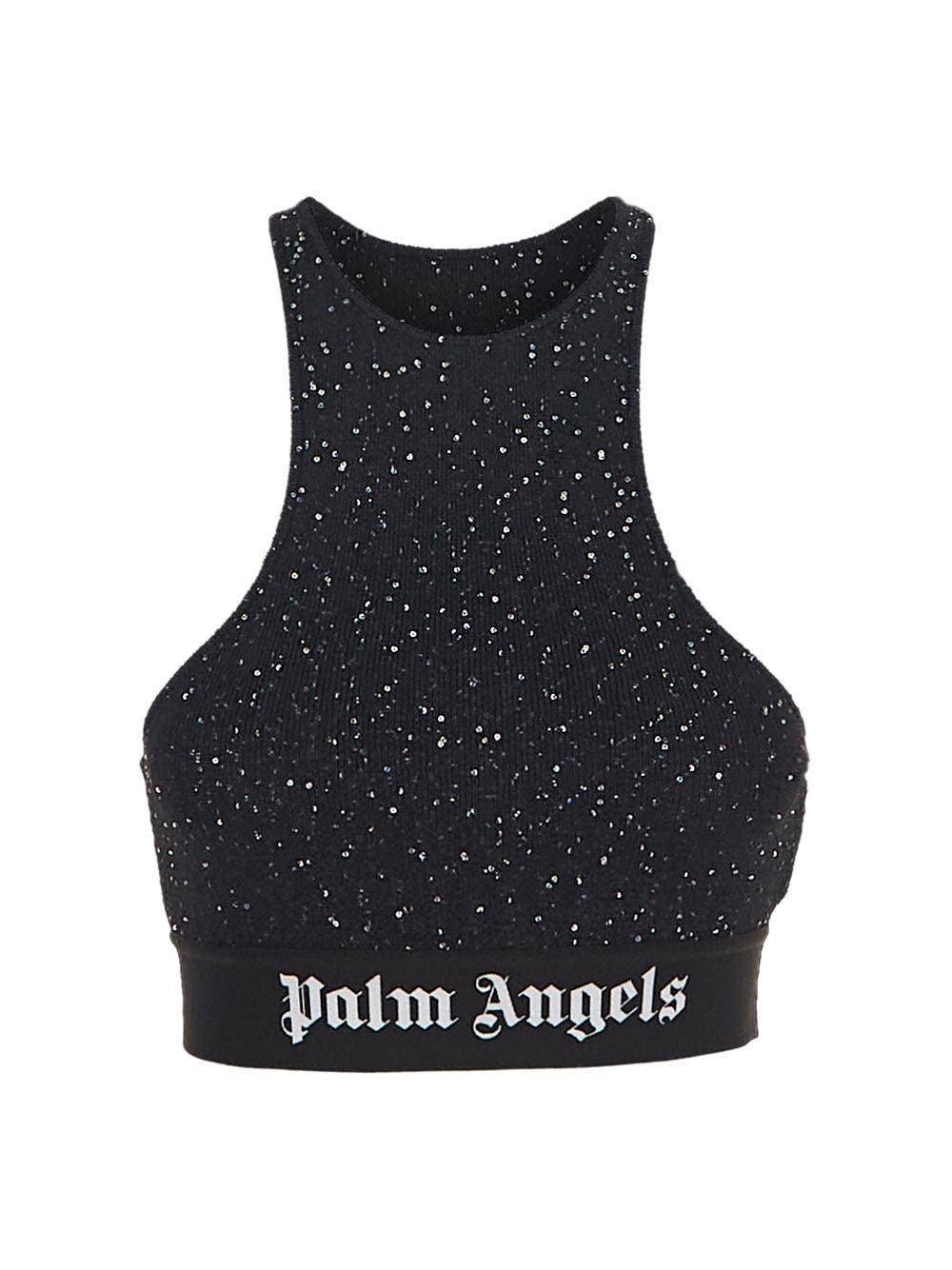 Palm Angels Knit Logo Halter Top Palm Angels