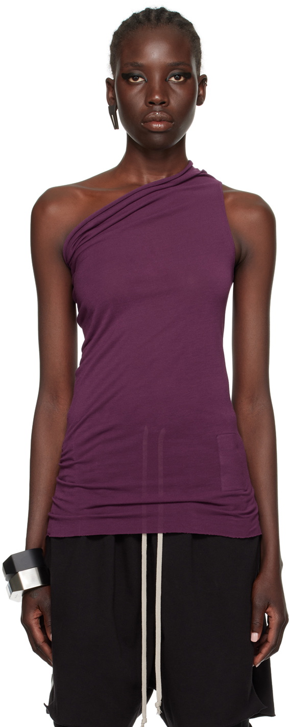 Rick Owens SSENSE Exclusive Purple KEMBRA PFAHLER Edition Athena Tank ...