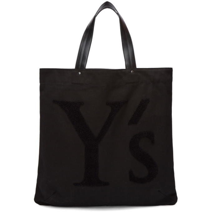 Ys Black Logo Tote Ys